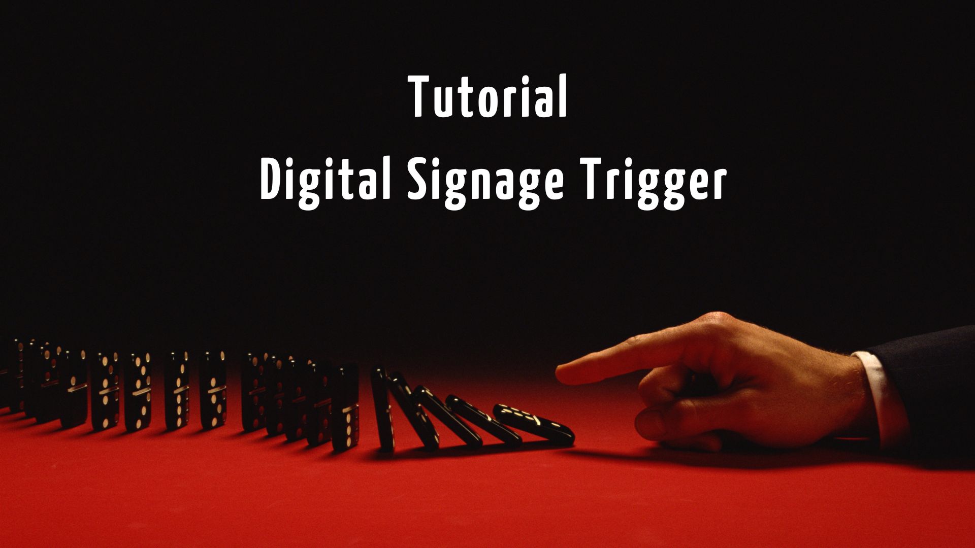 Set Digital Signage Trigger in SmilControl CMS